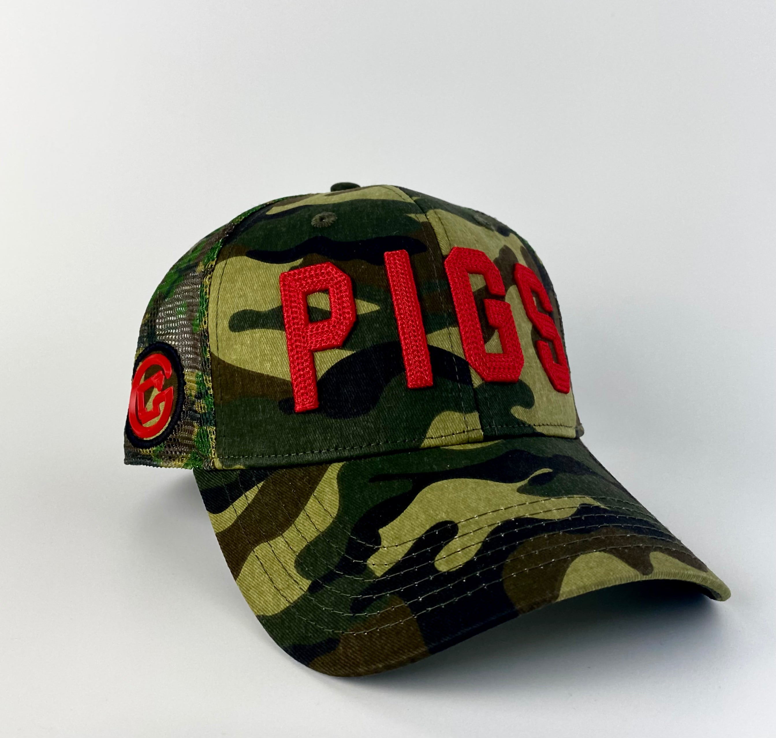 PIGS 2.0 Mesh- Camo Curved – Pigs Brand